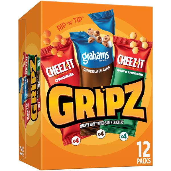 Gripz Mini Snack Crackers Variety Pack, Kids Snacks | Publix Super Markets