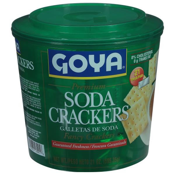 Goya Soda Crackers, Premium, Fancy | Publix Super Markets