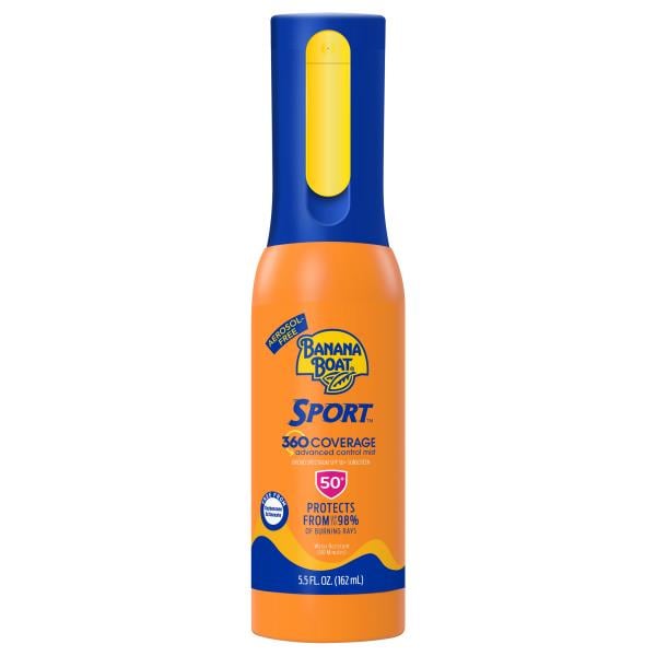 Banana Boat Sport Sunscreen, Broad Spectrum SPF 50+, Aerosol-Free ...