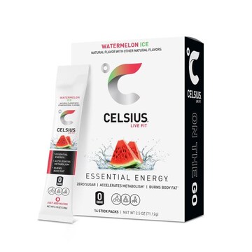 Celsius On The Go Energy Drink Mix, Watermelon Ice Packets | Publix ...
