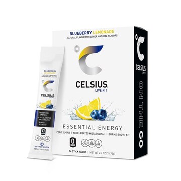 Celsius On The Go Energy Drink Mix, Blueberry Lemonade Packets | Publix ...