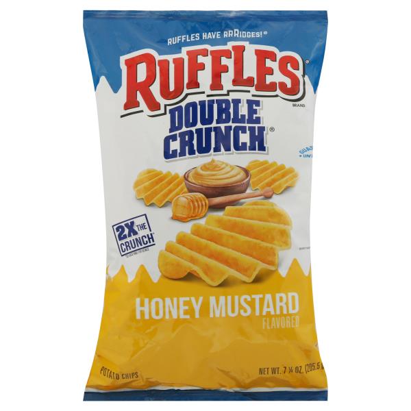 Ruffles Potato Chips, Honey Mustard Flavored, Double Crunch | Publix ...