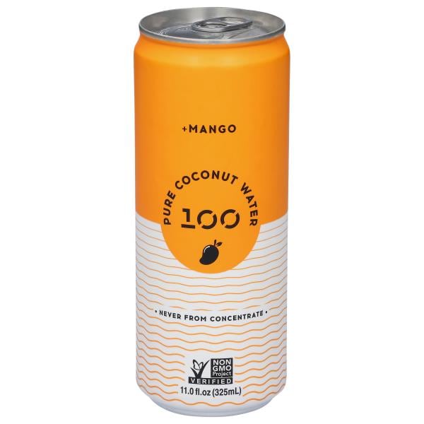 100 Coconuts Pure Coconut Water, Mango | Publix Super Markets