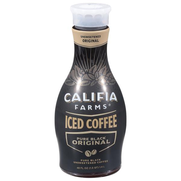 Califia Farms ICED COFFEE, UNSWEETENED PURE BLACK ORIGINAL | Publix ...