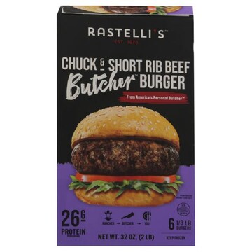 Rastelli's Butcher Burger, Chuck & Short Rib Beef | Publix Super Markets