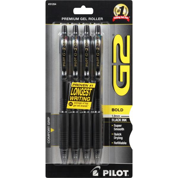Pilot G2 Pen, Black Ink, Bold | Publix Super Markets