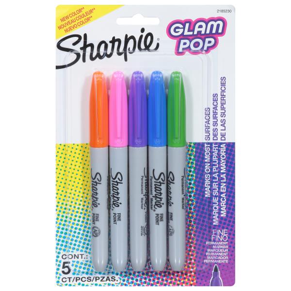 Sharpie Permanent Marker, Glam Pop, Fine | Publix Super Markets