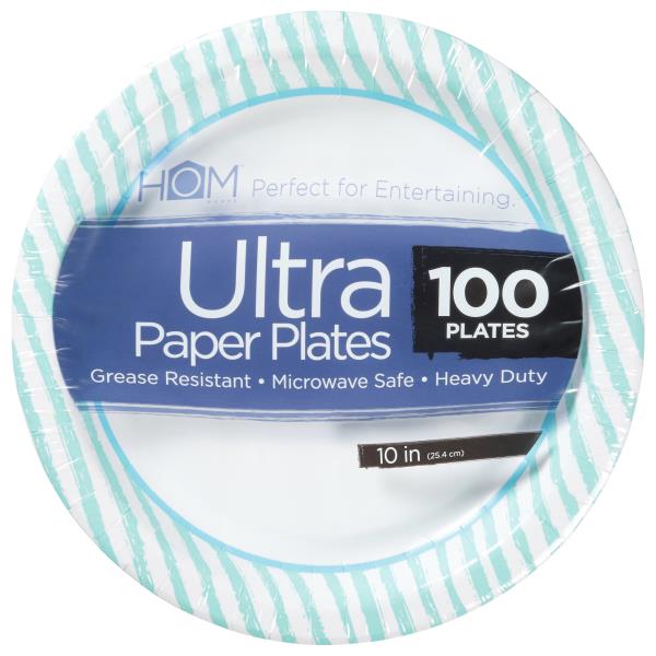 Homworks Paper Plates, Ultra, Heavy Duty, 10 Inch | Publix Super Markets