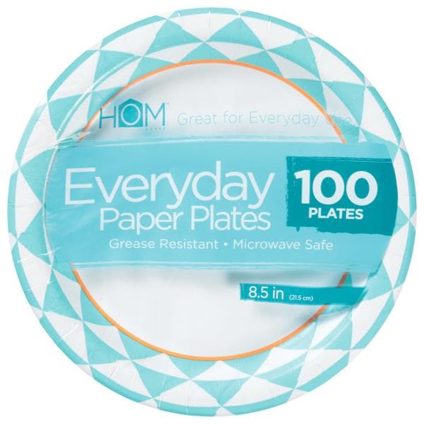 Homworks Paper Plates, Everyday, 8.5 Inch | Publix Super Markets