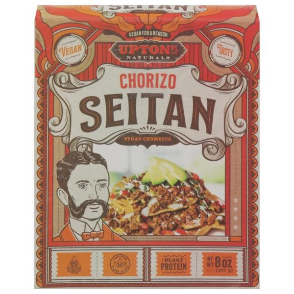 Upton's Naturals Seitan, Vegan Crumbles, Chorizo | Publix Super Markets