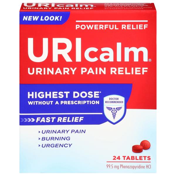 Uricalm Pain Relief, Urinary, Highest Dose, Tablets | Publix Super Markets
