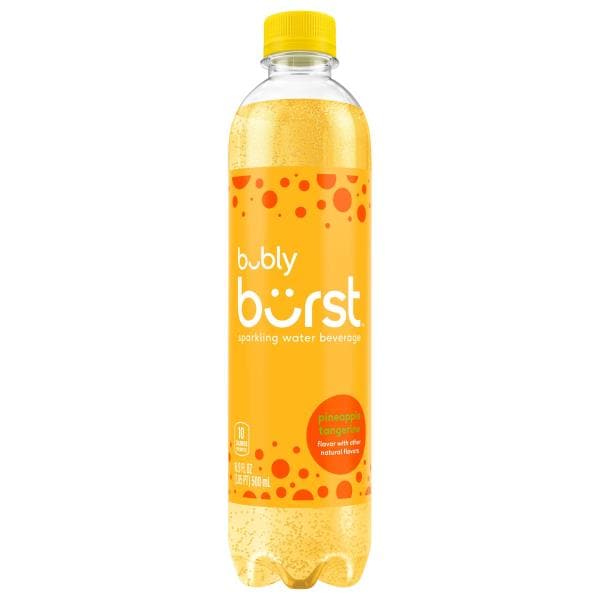 bubly Burst Sparkling Water Beverage, Pineapple Tangerine | Publix ...