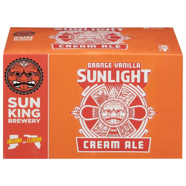 Sun King Brewery Beer, Cream Ale, Orange Vanilla Sunlight | Publix ...