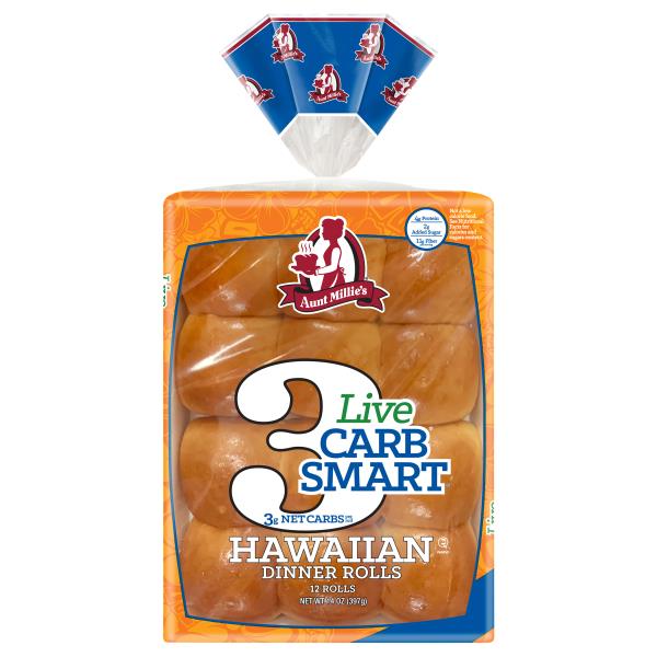 Aunt Millie's Live Carb Smart Dinner Rolls, Hawaiian | Publix Super Markets