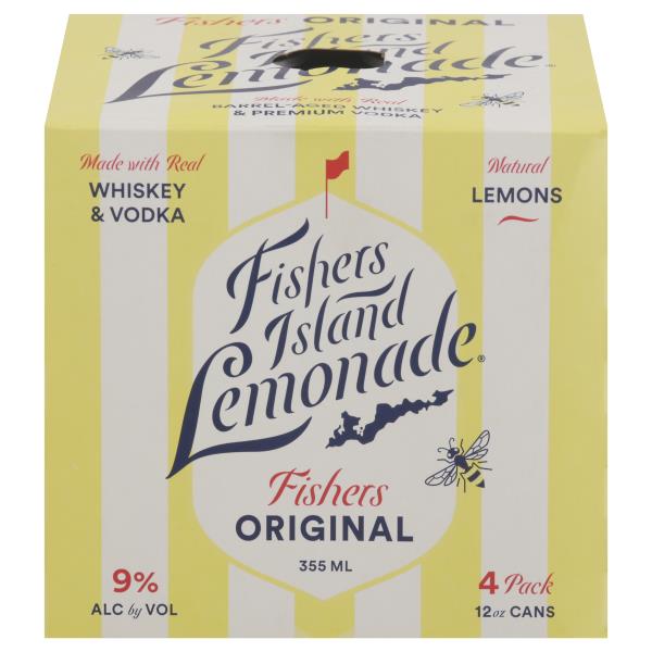 Fishers Island Lemonade Original 4 Pack of 355ml | Publix Super Markets