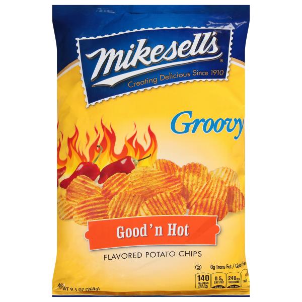 Mikesell's Potato Chips, Good'n Hot Flavored, Groovy | Publix Super Markets