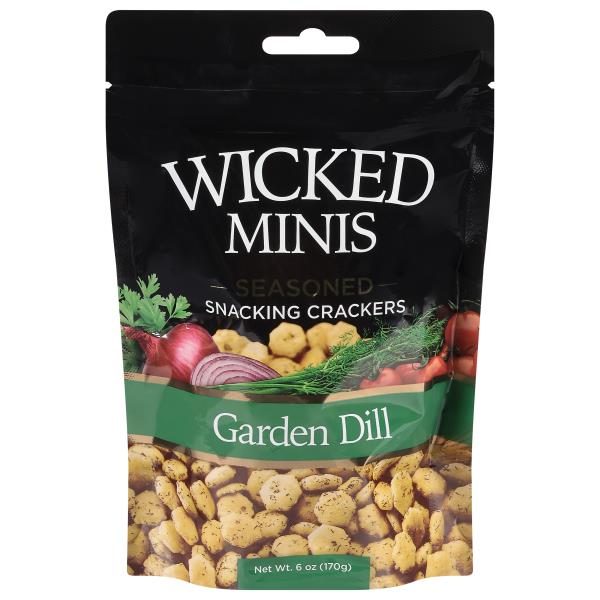 Wicked Minis Snacking Crackers, Garden Dill, Seasoned | Publix Super ...