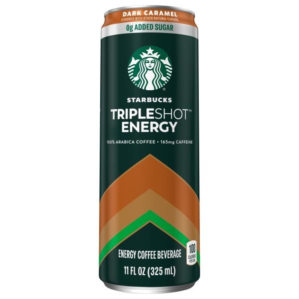 Starbucks Tripleshot Energy Dark Caramel Energy Coffee Beverage ...