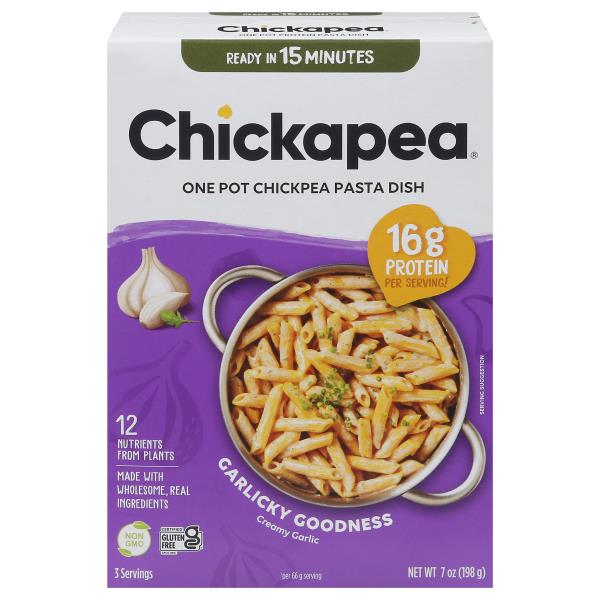 Chickapea Pasta Dish, Creamy Garlic, One Pot Chickpea | Publix Super ...