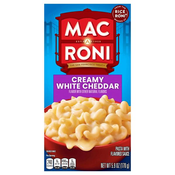 Mac-A-Roni Pasta, with Flavored Sauce, Creamy White Cheddar | Publix ...