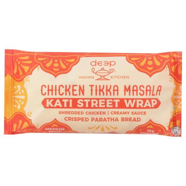 Deep Indian Kitchen Kati Street Wrap, Chicken Tikka Masala, Medium ...