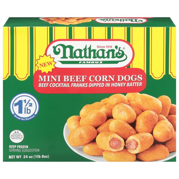 Nathan's Corn Dogs, Beef, Mini | Publix Super Markets