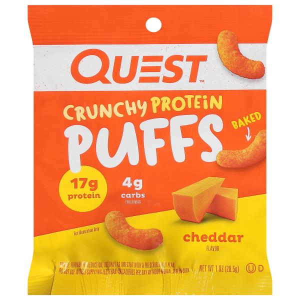 Quest Puffs, Cheddar Flavor, Crunchy | Publix Super Markets