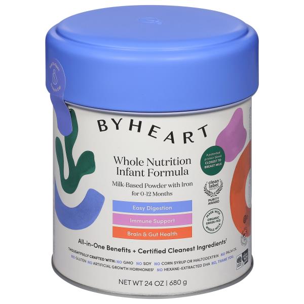 ByHeart Infant Formula, Whole Nutrition, 0-12 Months | Publix Super Markets