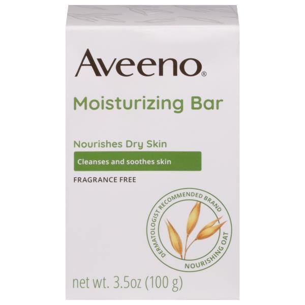 Aveeno Moisturizing Bar, Fragrance Free, Nourishes Dry Skin | Publix ...