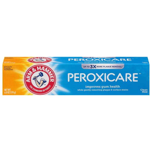 Arm & Hammer Peroxicare Toothpaste, Fluoride, Anticavity, Clean Mint ...