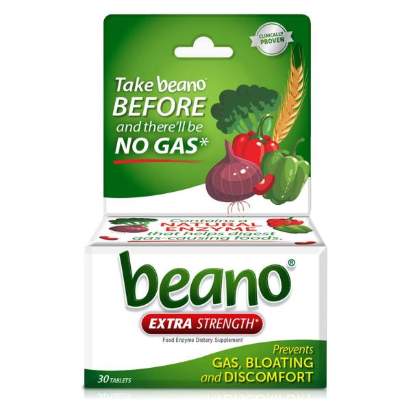 Beano Ultra 800 Gas Prevention & Digestive Enzyme Supplement, Extra ...