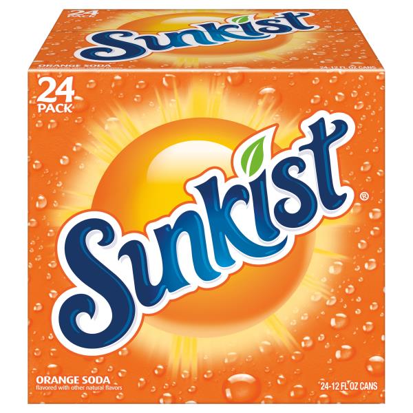 Sunkist Soda, Orange, 24 Pack | Publix Super Markets