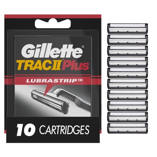 Gillette TRAC II Plus Razor Blade Refills, 10 Count | Publix Super Markets