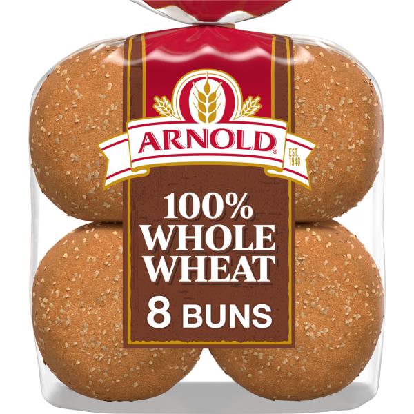 Arnold Whole Wheat Buns, 8 count, 16 oz | Publix Super Markets