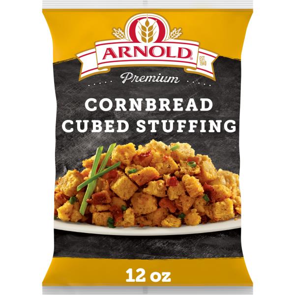 Arnold Cornbread Cubed Bread Stuffing, 12 oz | Publix Super Markets