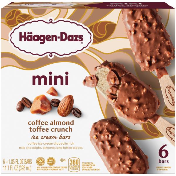 Haagen-Dazs Mini Coffee Almond Crunch Mini Ice Cream Bars | Publix ...