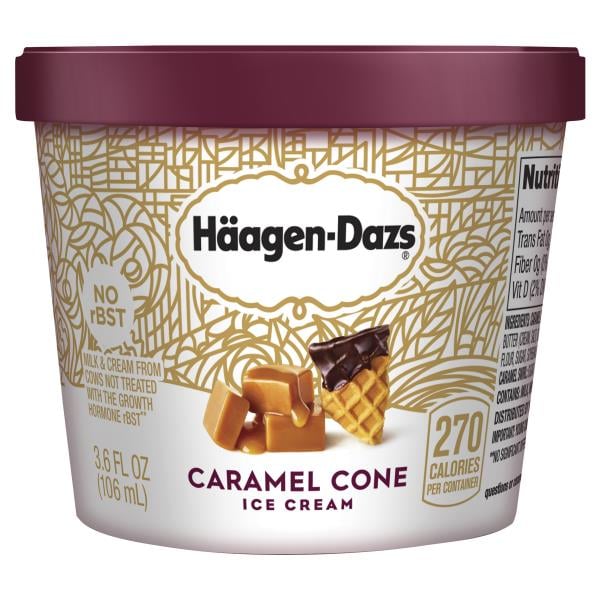 Haagen Dazs Caramel Cone Ice Cream Snack Cup Publix Super Markets