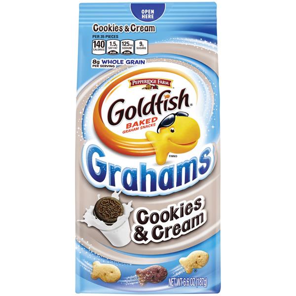 Pepperidge Farm® Goldfish® Grahams Cookies & Cream Grahams | Publix ... Pepperidge Farm® Goldfish® Grahams Cookies & Cream Grahams | Publix ...