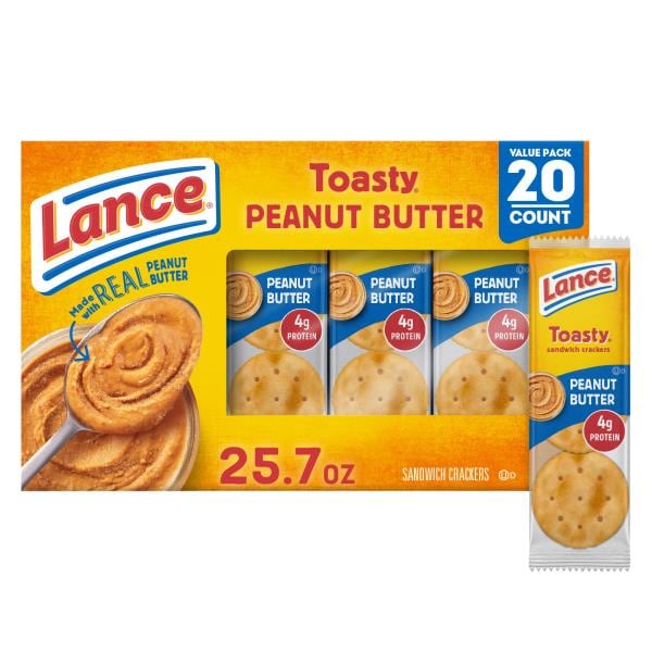 Lance® Toasty Toasty Peanut Butter Sandwich Crackers | Publix Super Markets