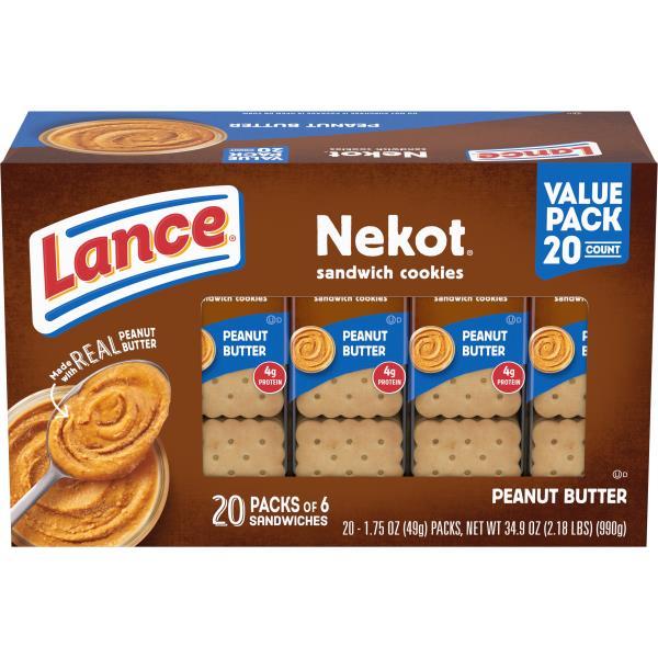 Lance® Nekot Nekot Peanut Butter Sandwich Cookies | Publix Super Markets