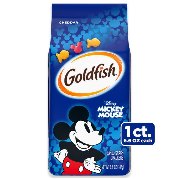 Goldfish® Disney Mickey Mouse Cheddar Crackers | Publix Super Markets