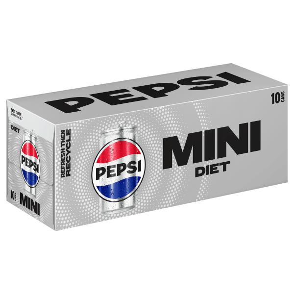 Pepsi-Cola Diet Soda, Diet, Mini | Publix Super Markets