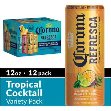 Corona Refresca Refresca Variety Pack Spiked Tropical Cocktail | Publix ...