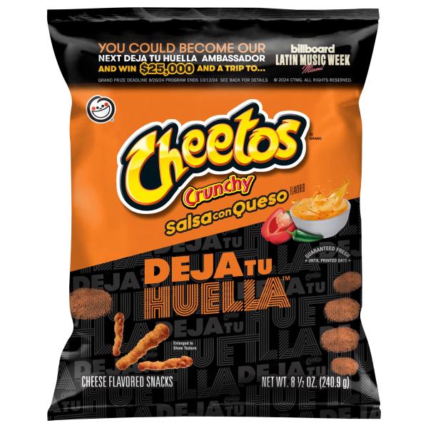 Cheetos Cheese Flavored Snacks, Salsa con Queso Flavored, Crunchy ...