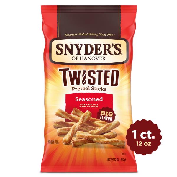 Snyder's of Hanover® Twisted Seasoned Twisted Pretzel Sticks | Publix ...