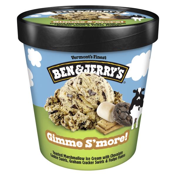 Ben & Jerry's Gimme S'more™ Toasted Marshmallow Ice Cream Pint | Publix ...