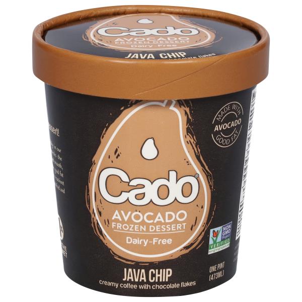 Cado Avocado Frozen Dessert, Dairy-Free, Java Chip | Publix Super Markets