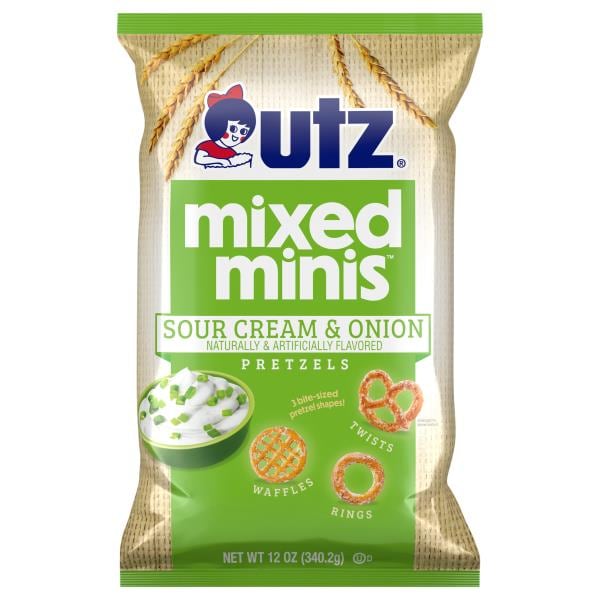 Utz's Mixed Minis Sour Cream & Onion Pretzels | Publix Super Markets