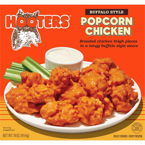 Hooters Breaded chicken thigh pieces in a tangy buffalo style sauce ...