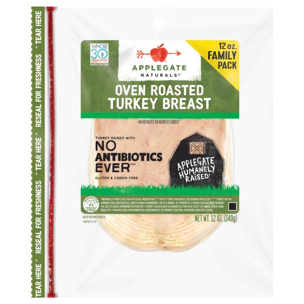 Applegate Applegate Naturals Oven Roasted Turkey Breast Family Pack ...
